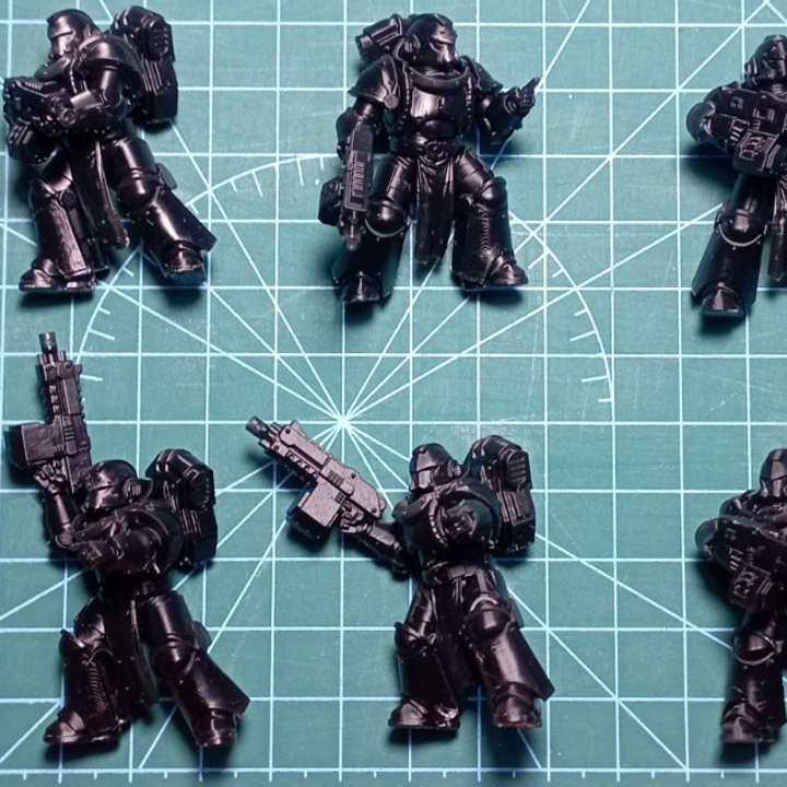 3D Printable Space Knights Tactical Squad by dakkadakka.store