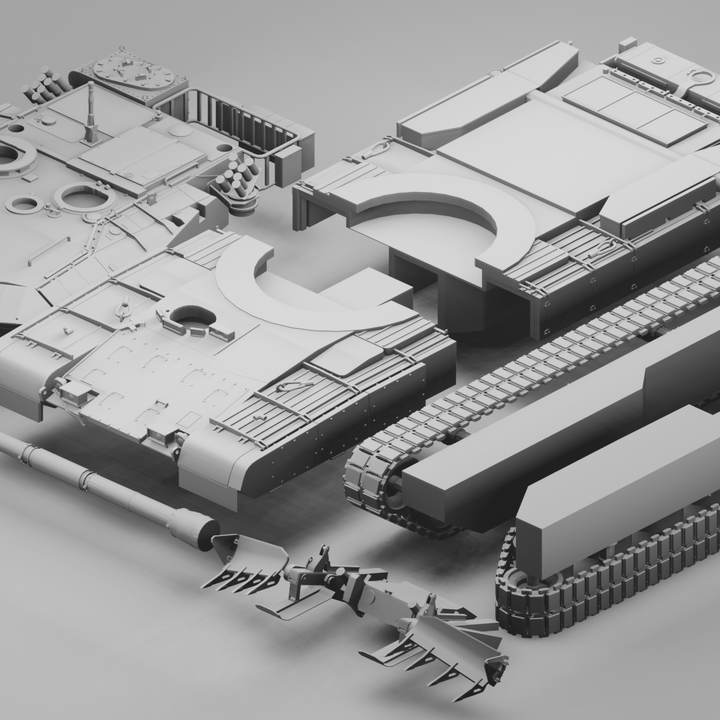 3D Printable Arjun MK II and MK I A, 2 in 1 MBT by The Military ...