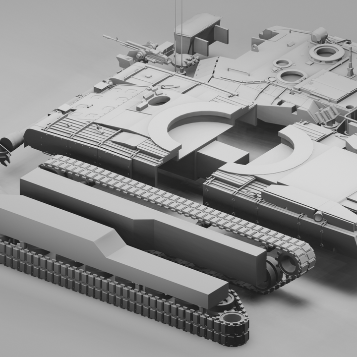 3D Printable Arjun MK II and MK I A, 2 in 1 MBT by The Military ...