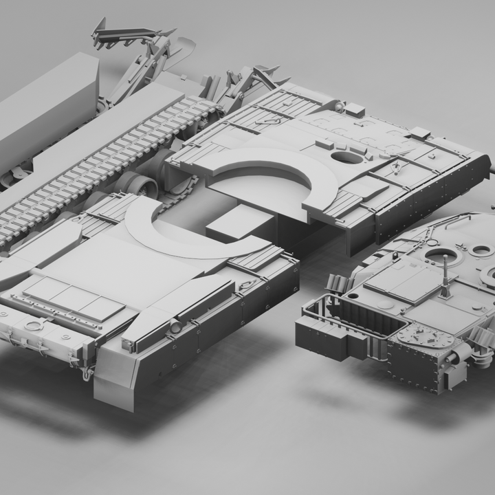 3D Printable Arjun MK II and MK I A, 2 in 1 MBT by The Military ...