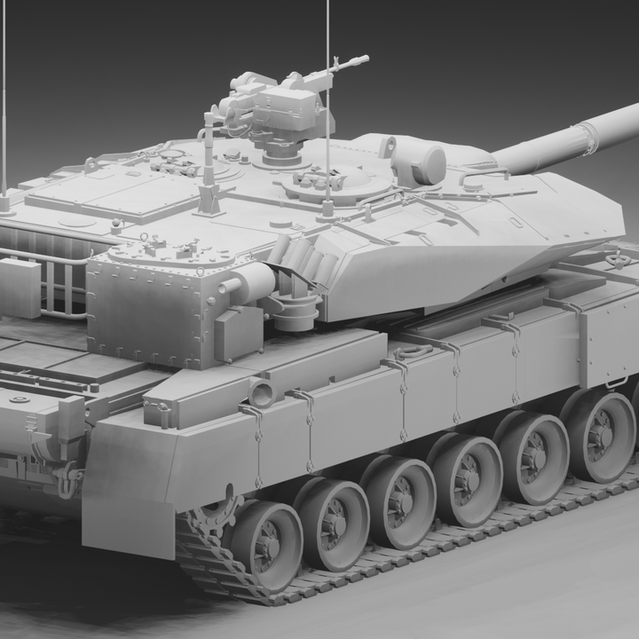 3D Printable Arjun MK II and MK I A, 2 in 1 MBT by The Military ...