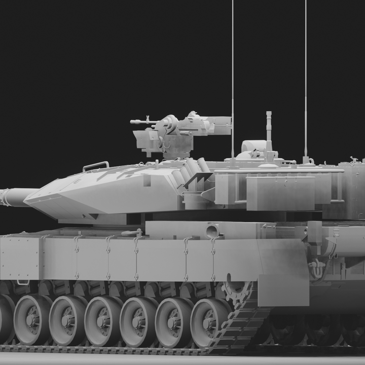 3D Printable Arjun MK II and MK I A, 2 in 1 MBT by The Military ...