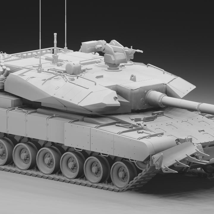 3D Printable Arjun MK II and MK I A, 2 in 1 MBT by The Military ...