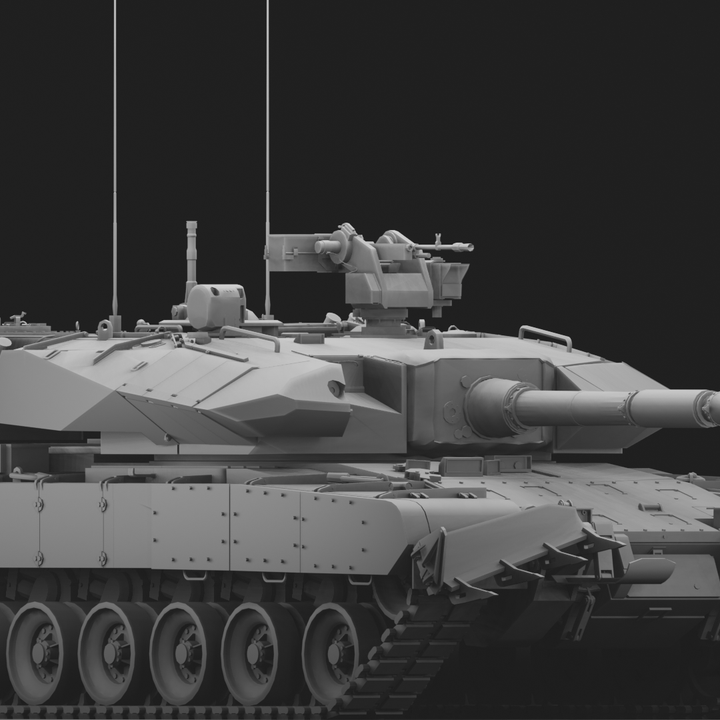 3D Printable Arjun MK II and MK I A, 2 in 1 MBT by The Military ...