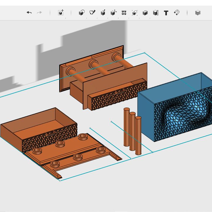 3D Printable GRAVITY AND OPPOSITE BOX 2- BOÎTE À GRAVITÉ by CHRISTOPHE