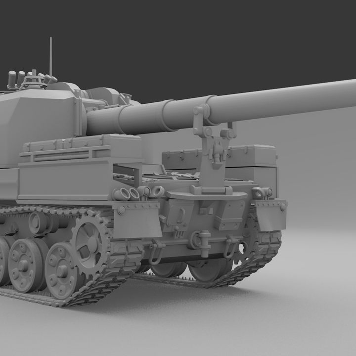 3D Printable PzK 68 Artillery SPG by The Military Industrial Complex