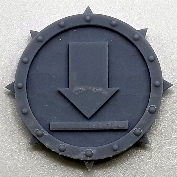 3D Printable Prone and Stunned Blood Bowl Token by Vergond