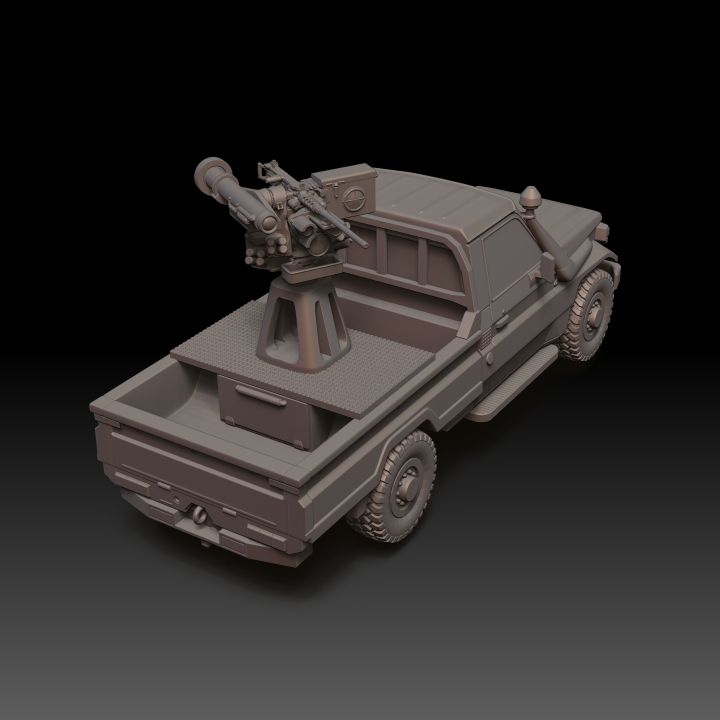 3D Printable TurnBase Miniatures: Wargames- CROWS RCWS Platform by ...
