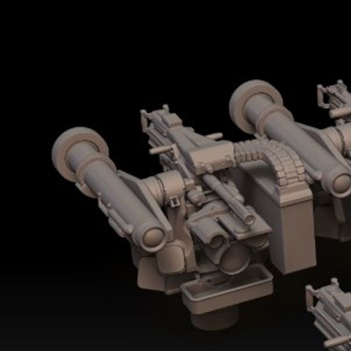 3D Print of TurnBase Miniatures: Wargames- CROWS RCWS Platform by ...