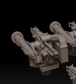3D Printable TurnBase Miniatures: Wargames- CROWS RCWS Platform by ...