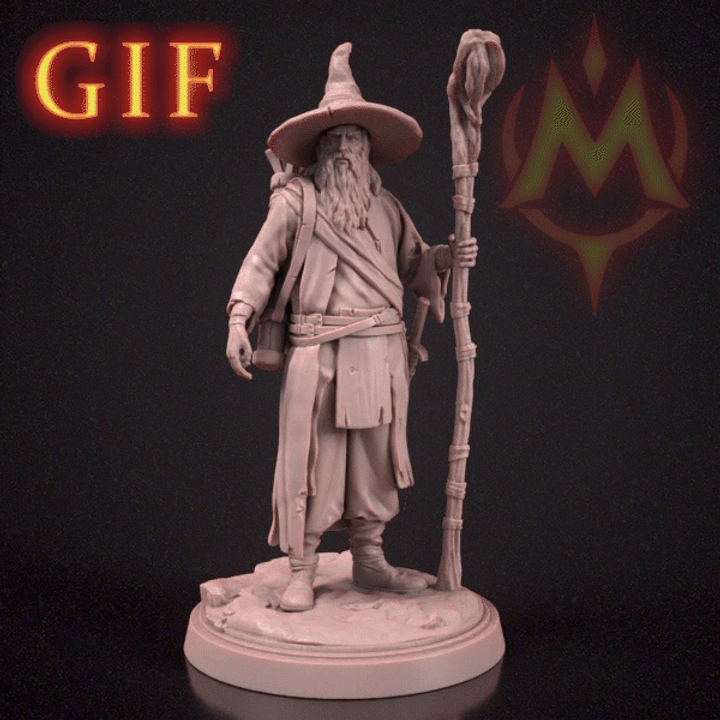 3D Printable Green Wizard by MagicLore Studios