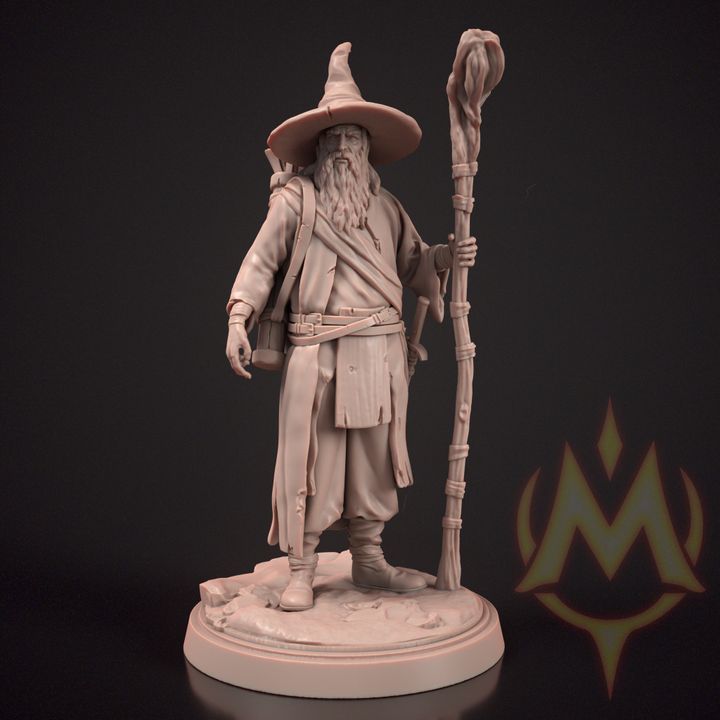 3D Printable Green Wizard by MagicLore Studios