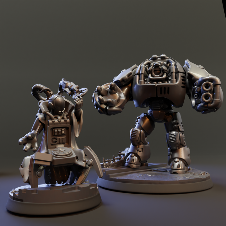 3D Printable Diesel Bots and Roboticist by ddd_martin_miniatures