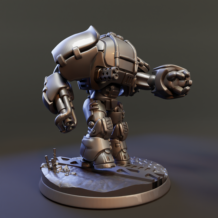 3D Printable Diesel Bots and Roboticist by ddd_martin_miniatures
