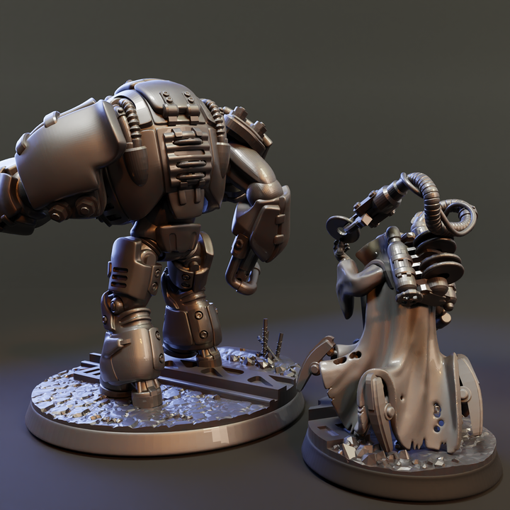 3D Printable Diesel Bots and Roboticist by ddd_martin_miniatures