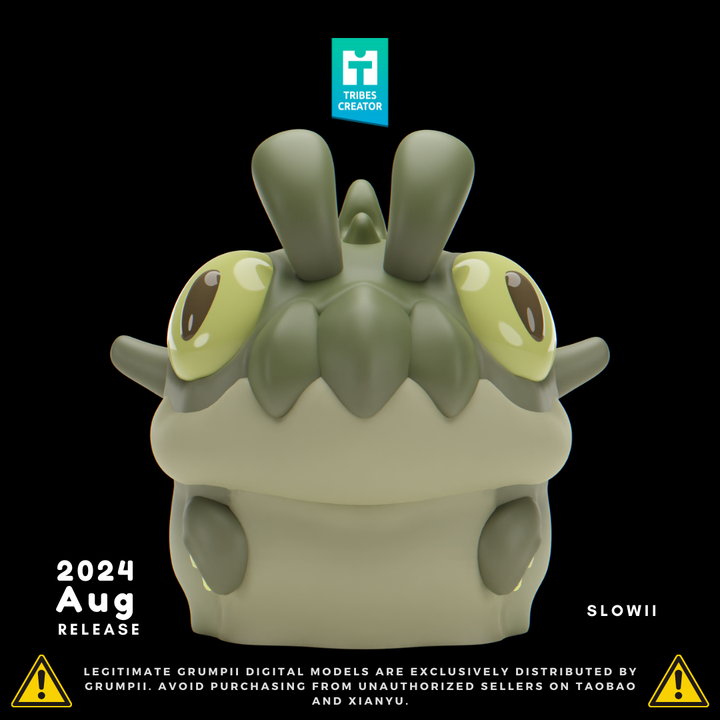 3D Printable Chubbii Grumpii - 2024 August Release by Grumpii