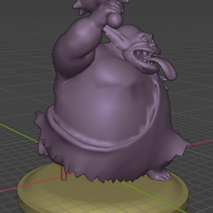 3D Printable TROLL FIGURINE (DRAGON QUEST) by Edwin Matatall