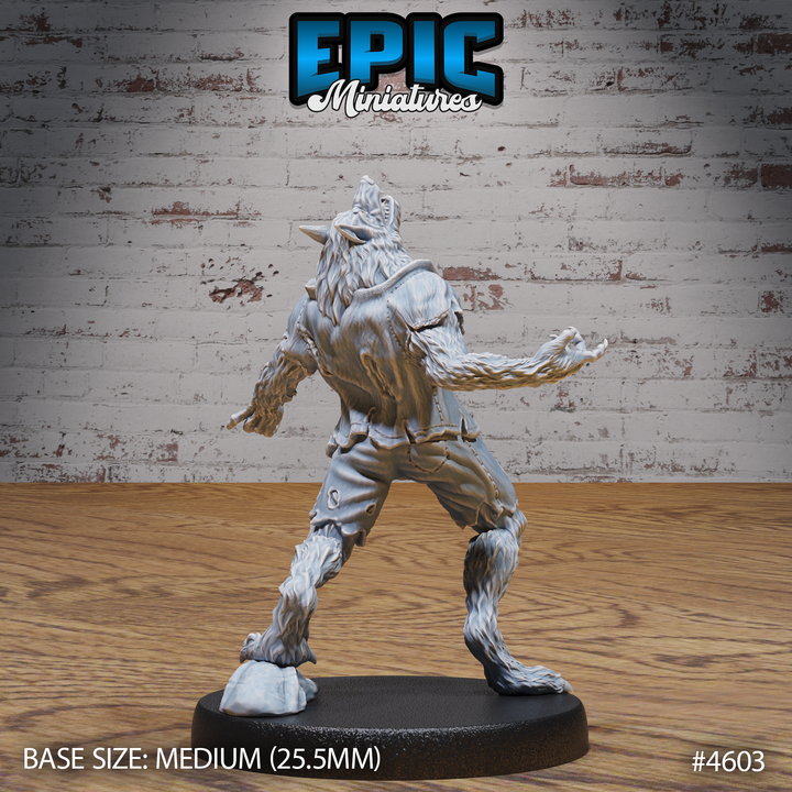 3D Printable Werewolf Classic / Man Wolf Hybrid / Chaotic Humanoid ...