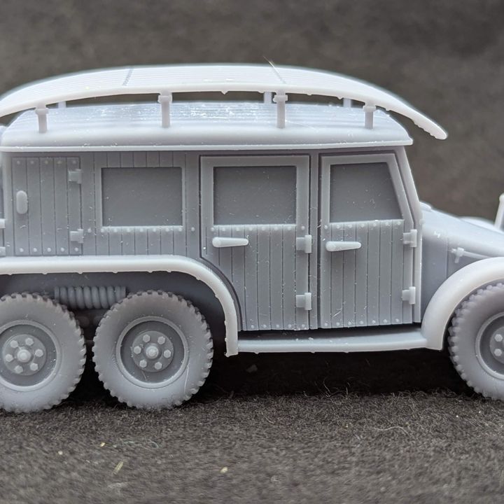 3D Printable Krupp Protze L2 H-143 Funkkraftwagen Kfz.19 (Germany, WW2 ...