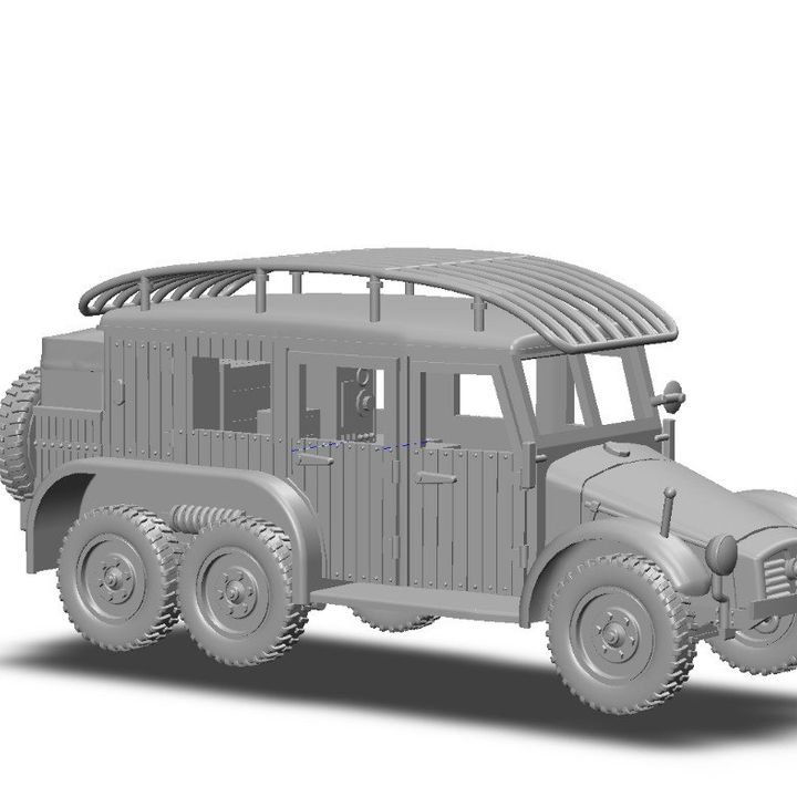 3D Printable STL PACK - 16 GERMAN Military Utility vehicles + Artillery ...