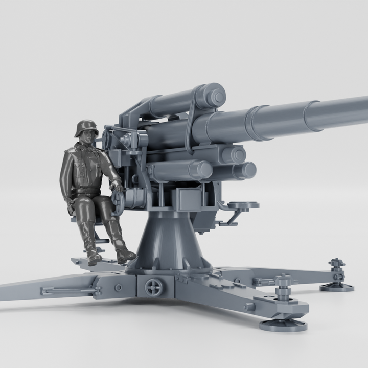 3D Printable STL PACK - 16 GERMAN Military Utility vehicles + Artillery ...