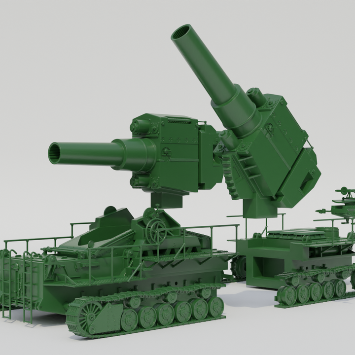 3D Printable STL PACK - 16 GERMAN Military Utility vehicles + Artillery ...