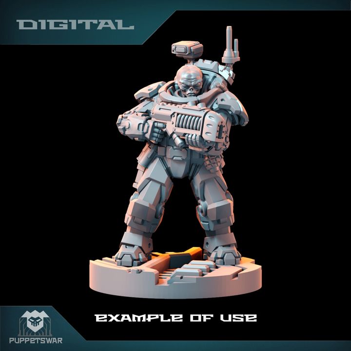 3D Printable Grey Alien Heads by Puppetswar Miniatures