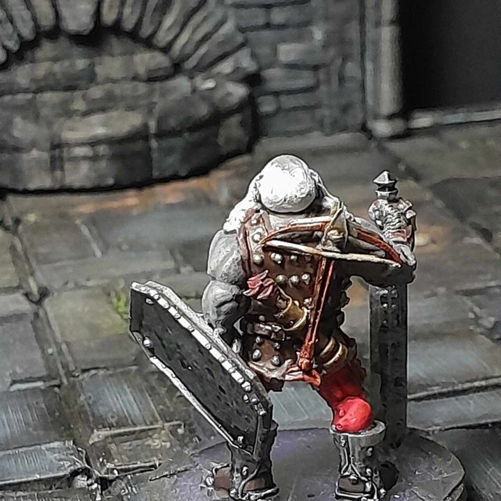 3D Printable Duergar 4/11 - Sleezy Gray Dwarf by Black Anvil Miniatures