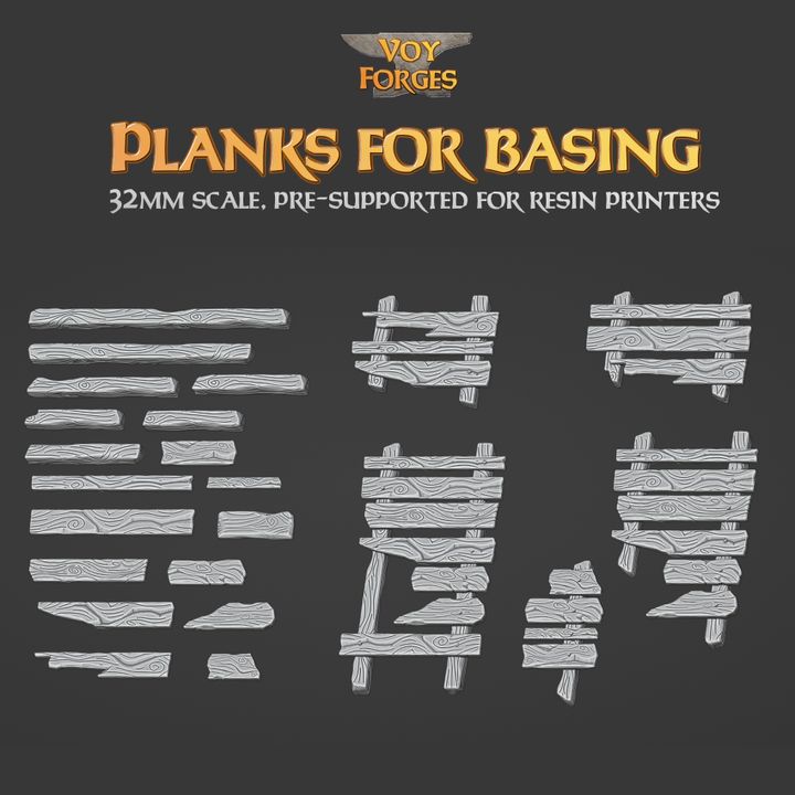 3D Printable Planks for Basing by Voy Forges