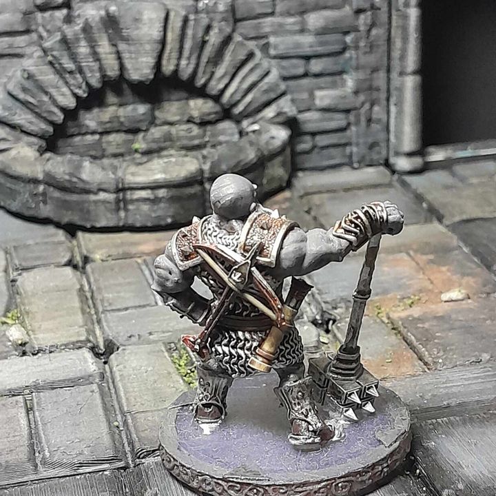 3D Printable Duergar 7/11 - Greatmaul Master by Black Anvil Miniatures