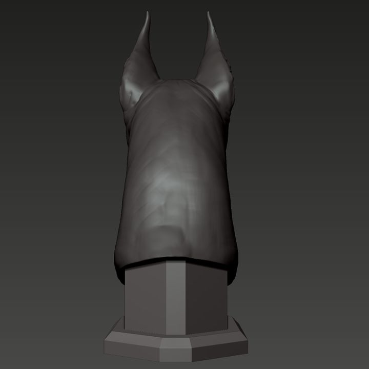 3D Printable Doberman Pinscher Bust by Art of V