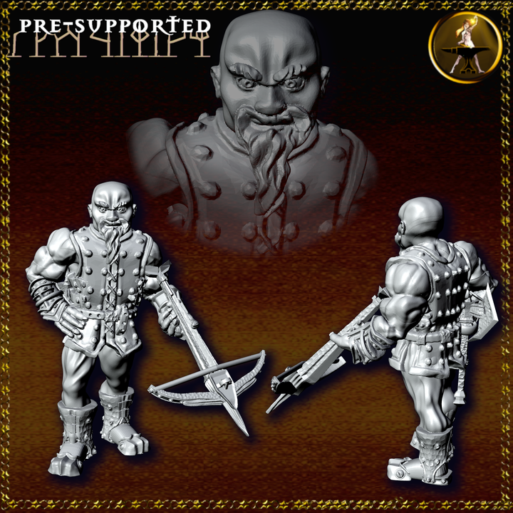 3D Printable Duergar - Basic Bundle by Black Anvil Miniatures