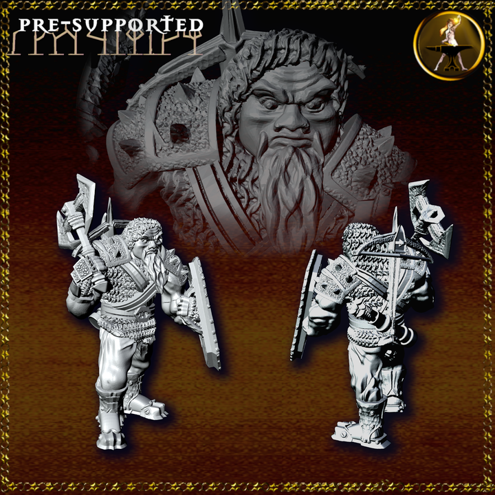 3D Printable Duergar - Basic Bundle by Black Anvil Miniatures