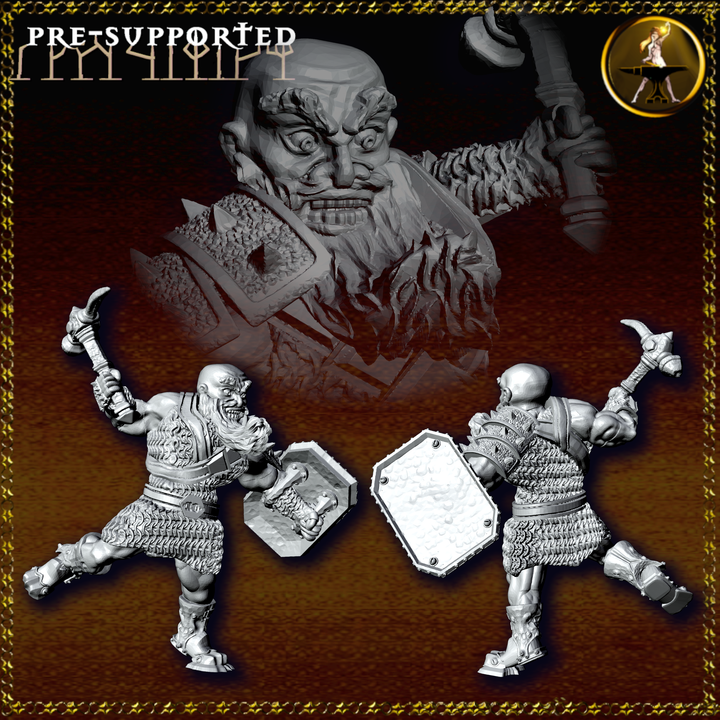 3D Printable Duergar - Basic Bundle by Black Anvil Miniatures