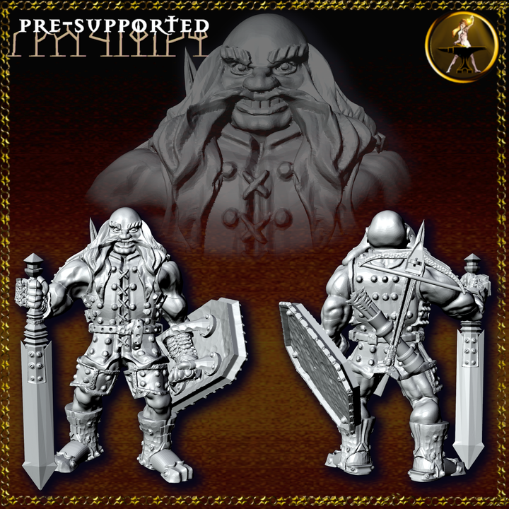 3D Printable Duergar - Basic Bundle by Black Anvil Miniatures