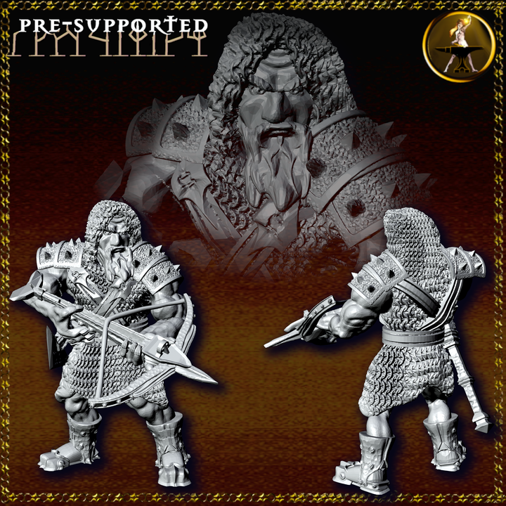 3D Printable Duergar - Basic Bundle by Black Anvil Miniatures