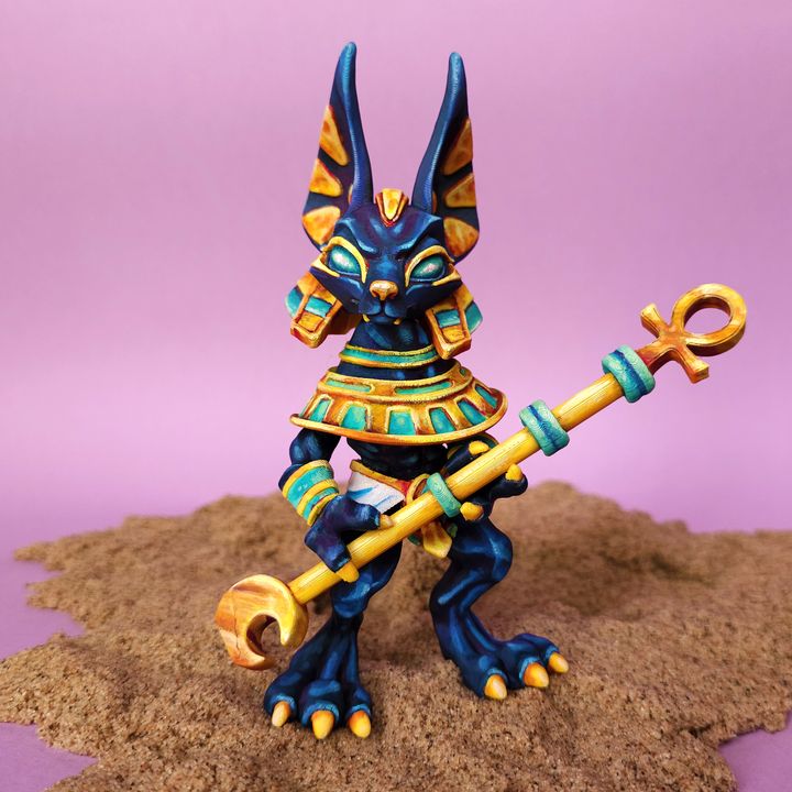 3D Printable Anubis by TwistyPrints