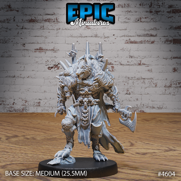 3D Printable Werewolf Beast King / Man Wolf Hybrid / Chaotic Humanoid ...