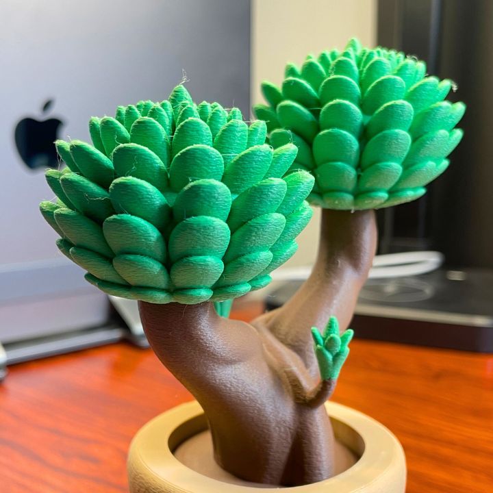 3D Printable 3D Printable Mini Tree by Brandon