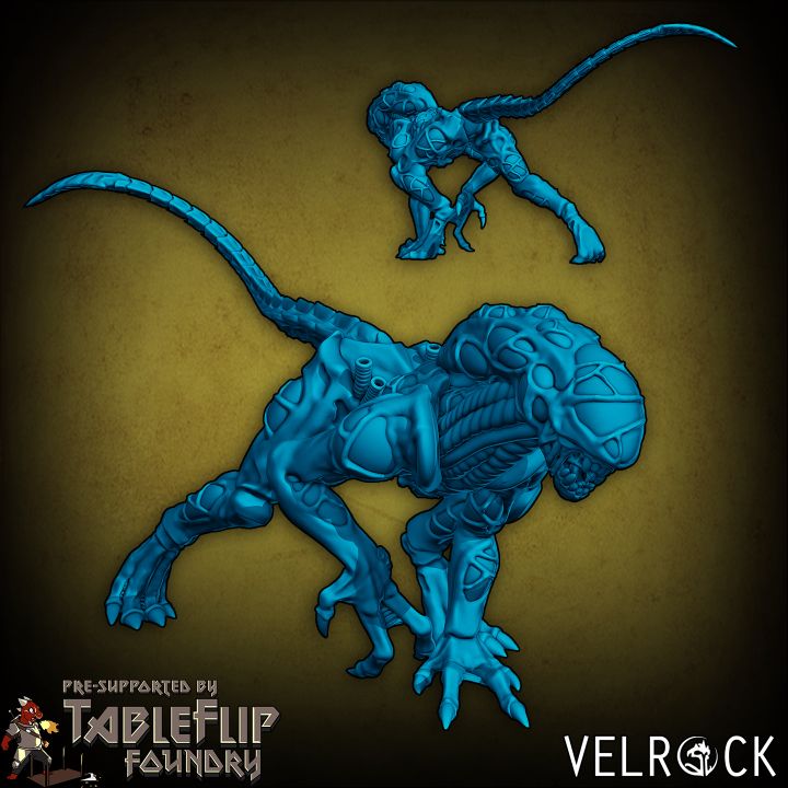 3D Printable Xeno Swarm (PRESUPPORTED) by Velrock Art Miniatures