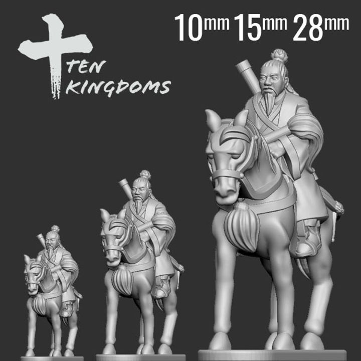 3D Printable Song Dynasty Gongsun Sheng by Ten Kingdoms Miniatures