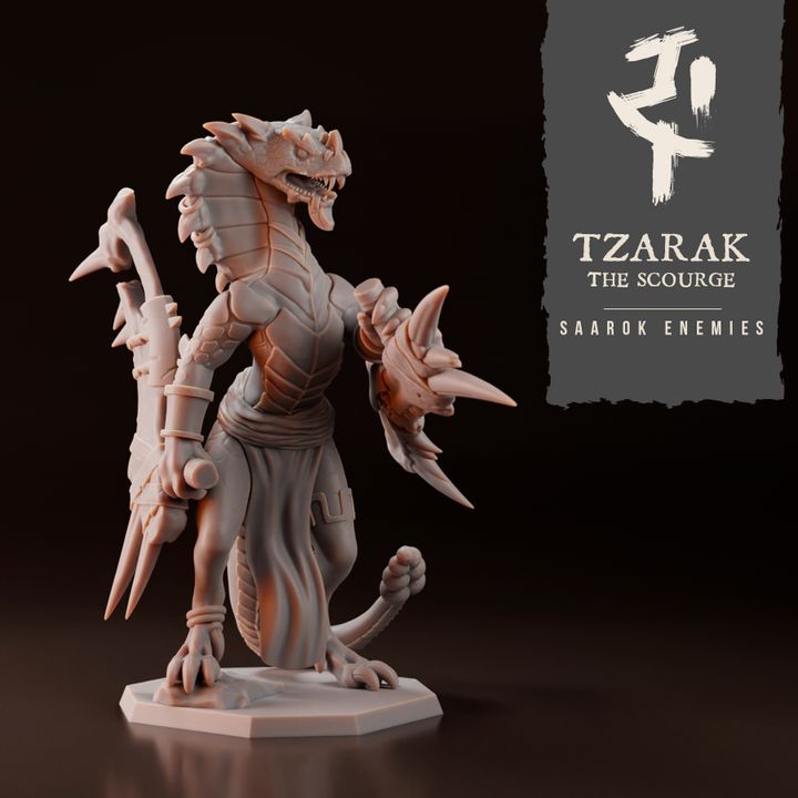 3D Printable RUUNARA - Tzarak, the scourge by EVOD - RUUNARA