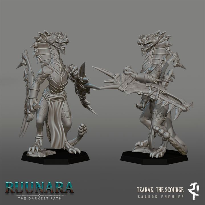 3D Printable RUUNARA - Tzarak, the scourge by EVOD - RUUNARA