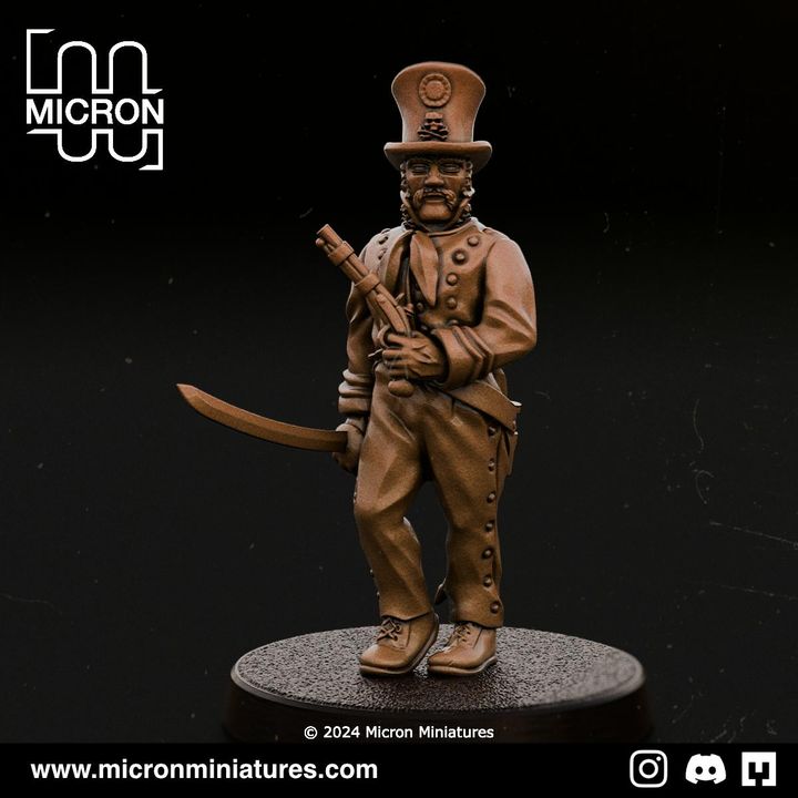3D Printable Spanish Guerillas by Micron Miniatures