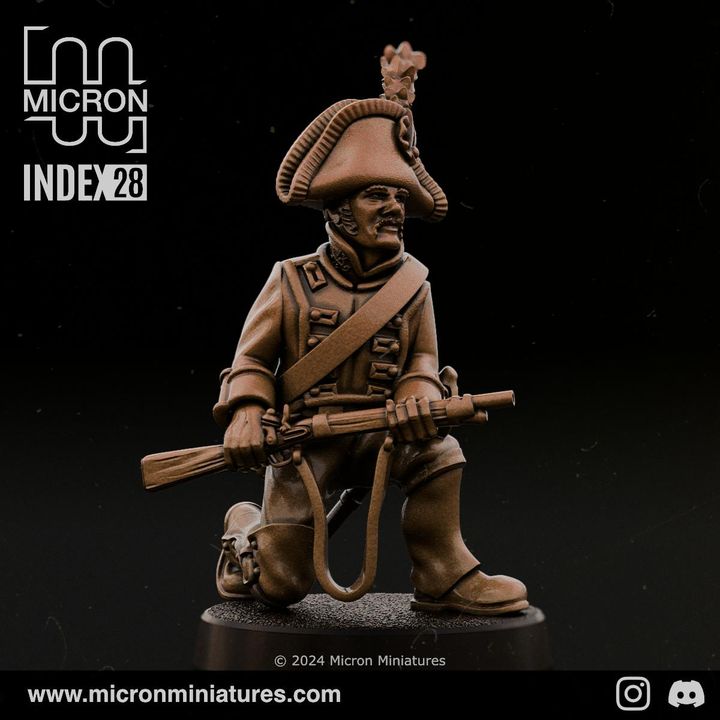 3D Printable Spanish Dragoons - Dismounted by Micron Miniatures