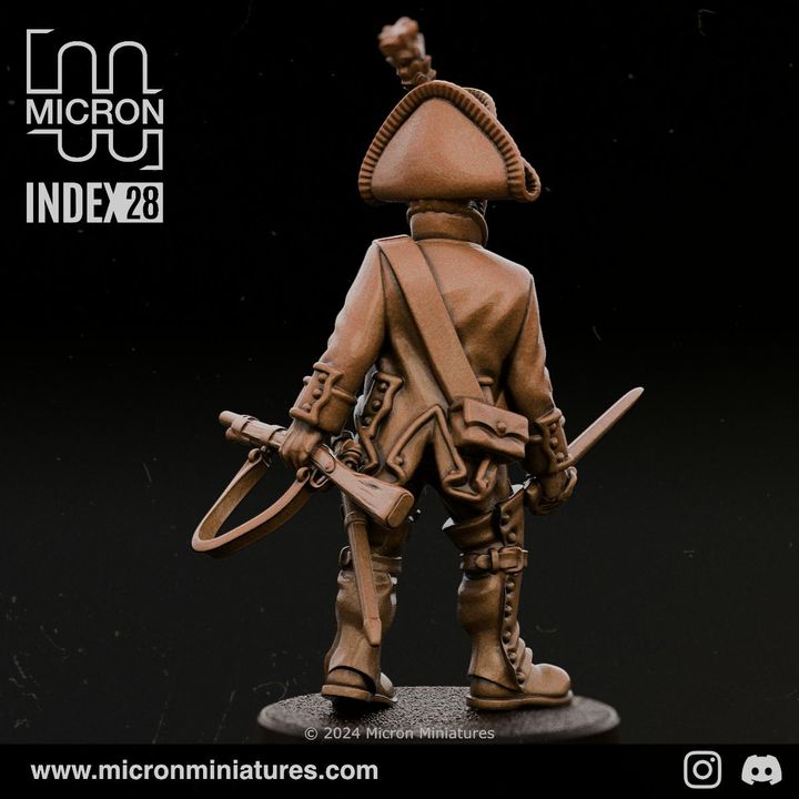 3D Printable Spanish Dragoons - Dismounted by Micron Miniatures
