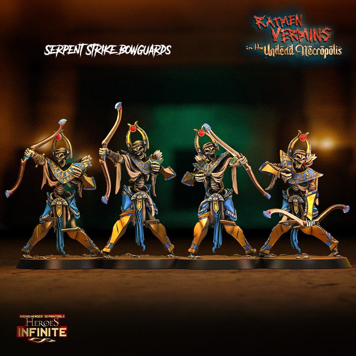 3D Printable Serpent Strike Bowguards by Heroes Infinite