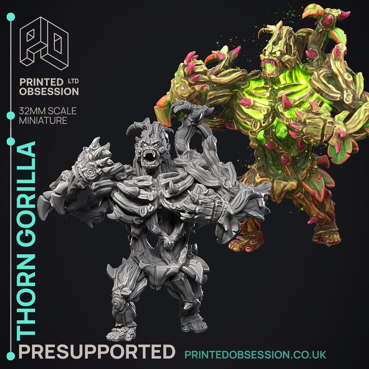 3D Printable Elemental Creatures 2 - 8 Models - PRESUPPORTED ...