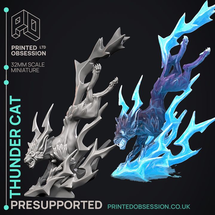 3D Printable Elemental Creatures 2 - 8 Models - PRESUPPORTED ...