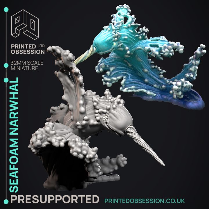 3D Printable Elemental Creatures 2 - 8 Models - PRESUPPORTED ...